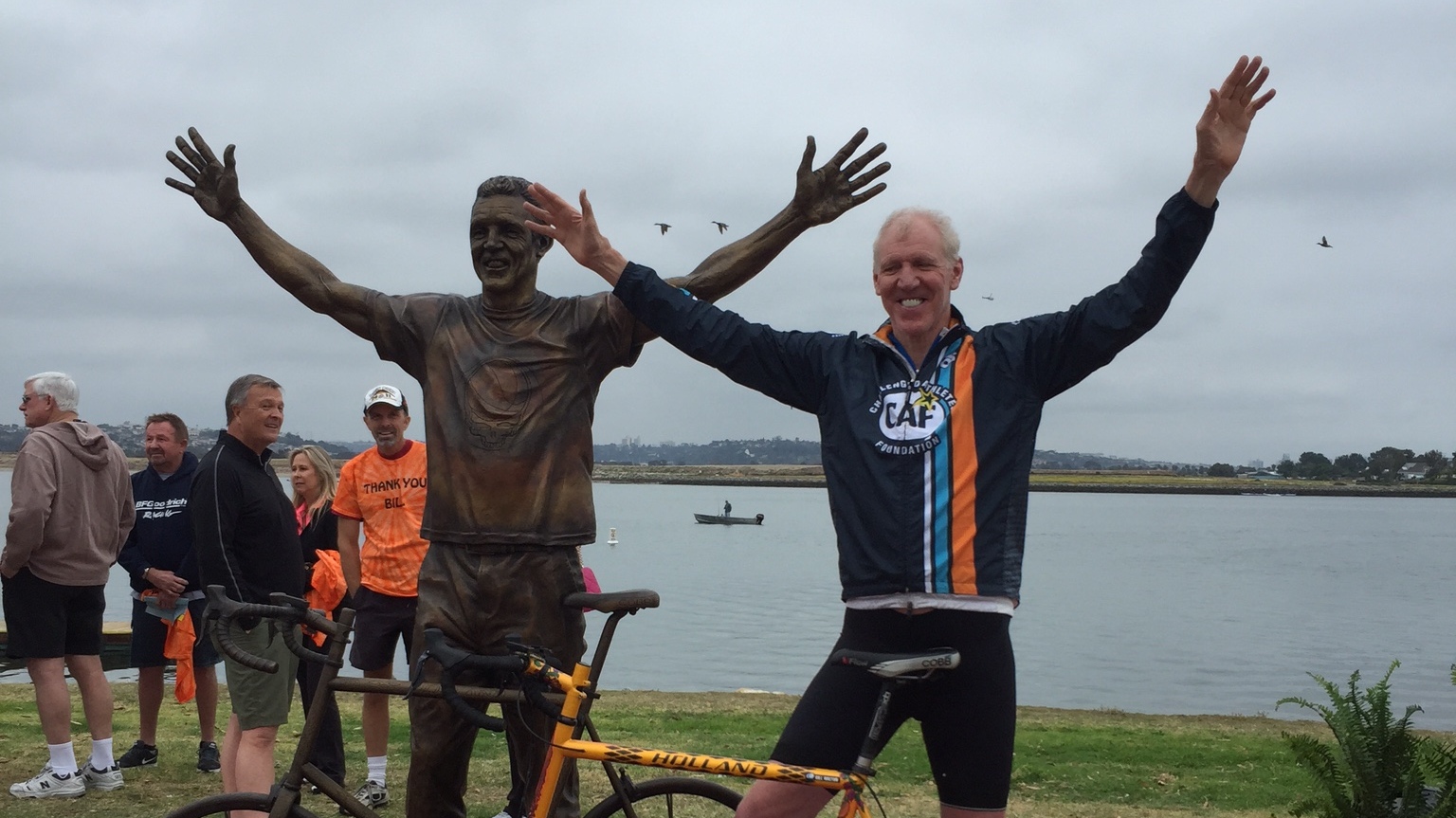Blazers legend Bill Walton gets statue at San Diego park | kgw.com Blazers legend Bill Walton gets statue at San Diego park | kgw.com